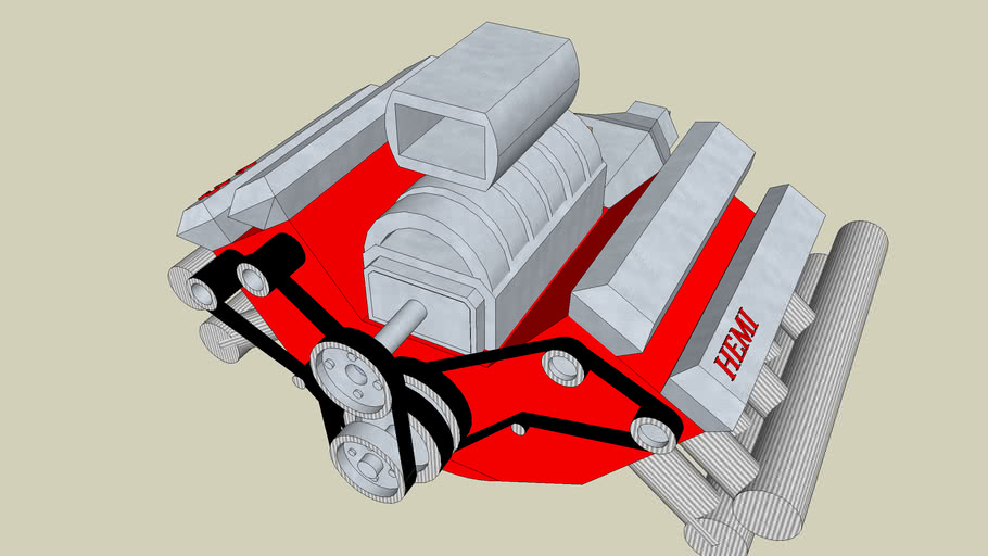 Engine hemi v12 | 3D Warehouse