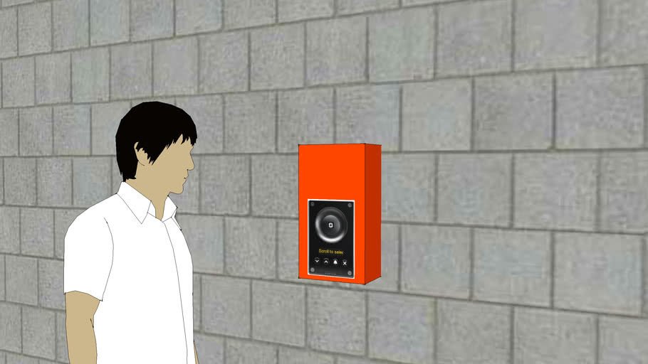Wall Mount Call Box | 3D Warehouse