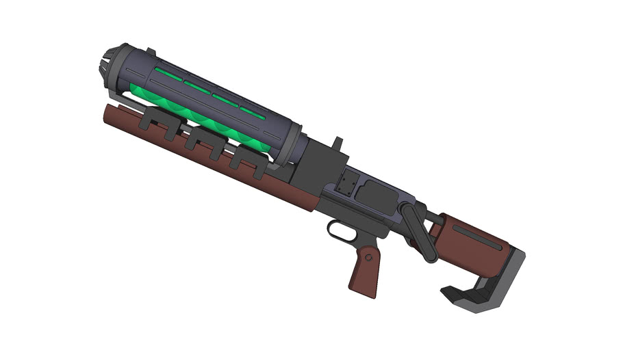 Xerithin XLFG-750 Acid Launcher Rifle | 3D Warehouse