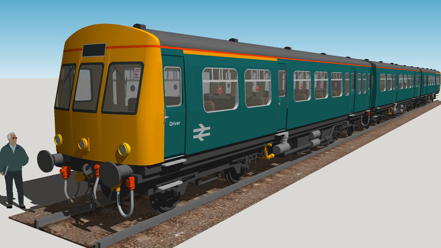 British Rail Class 101 DMU BR Blue | 3D Warehouse