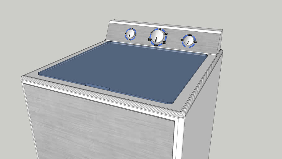 Whirlpool Washing Machine | 3D Warehouse