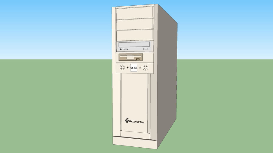 Gateway 2000 (model. G6-200) desktop computer tower | 3D Warehouse