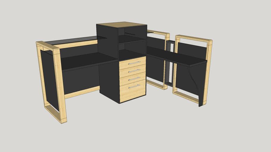 Front Office Desk | 3D Warehouse