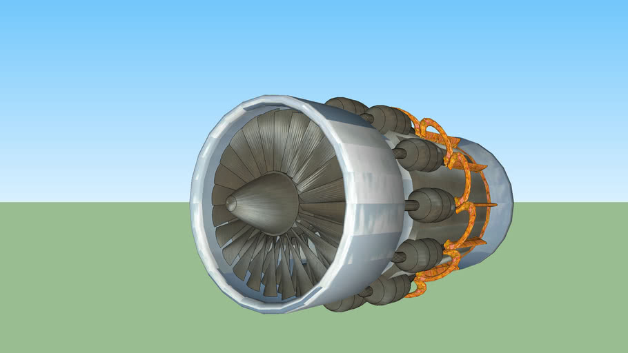 Turbojet Engine | 3D Warehouse