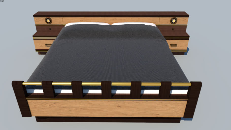 Old-fashioned bed | 3D Warehouse