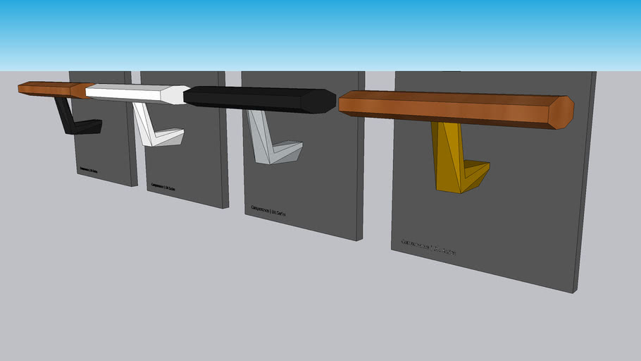 Handrail Brackets by Componance | 3D Warehouse