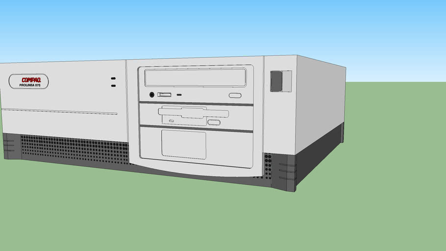 Compaq ProLinea 575 desktop computer | 3D Warehouse