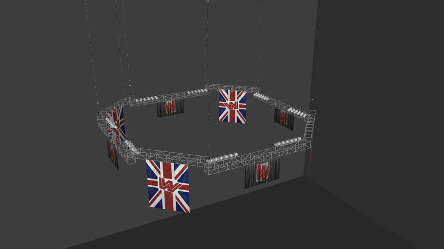 WWE/WWF One Night Only Overhead Lighting Structure | 3D Warehouse