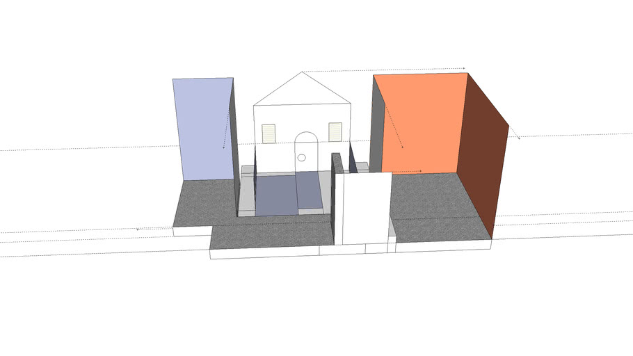 Half build house | 3D Warehouse