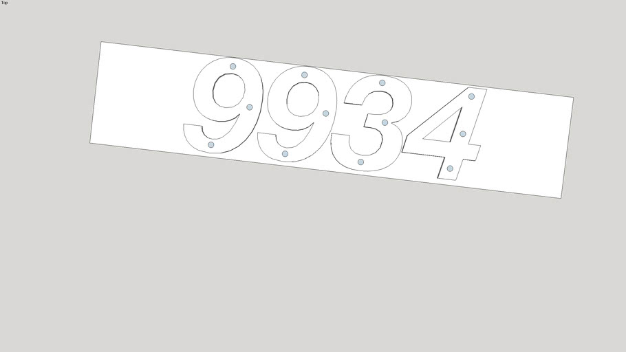 Design Numbers | 3D Warehouse