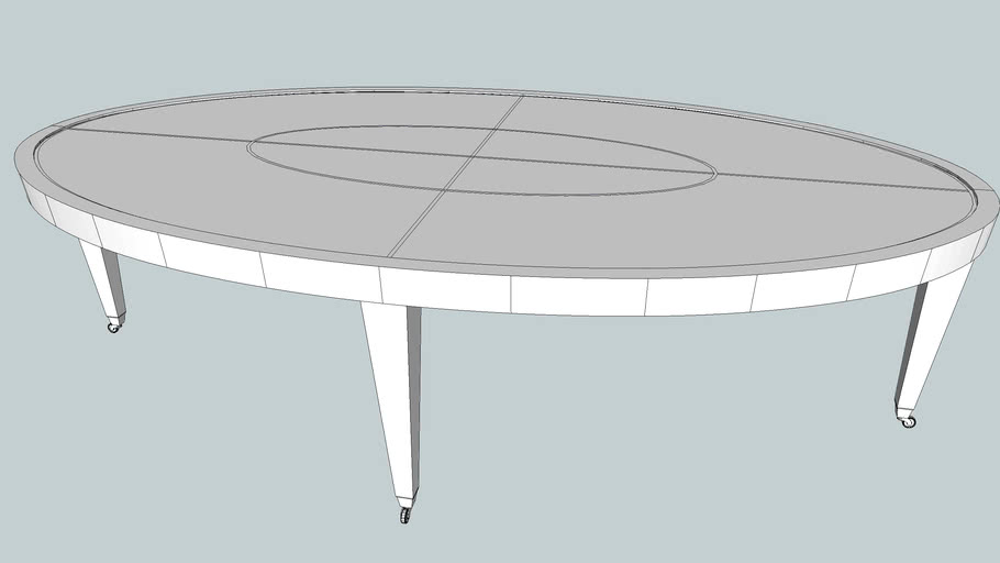 Oval Table | 3D Warehouse