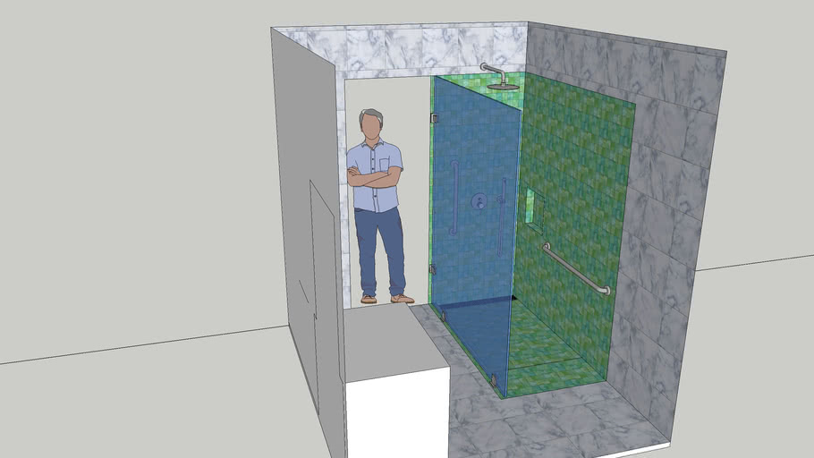 Torrance St. Walk in shower project | 3D Warehouse