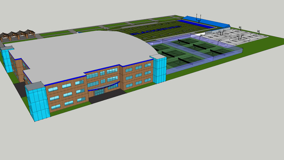 Concept Community/Recreation Center | 3D Warehouse