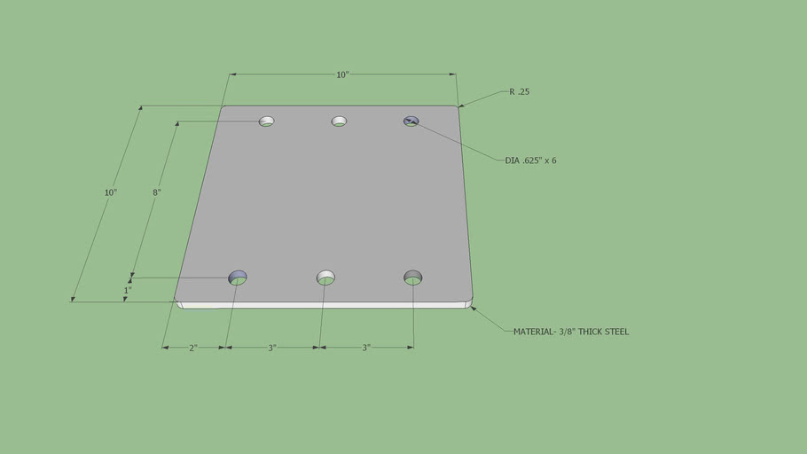 base plate | 3D Warehouse