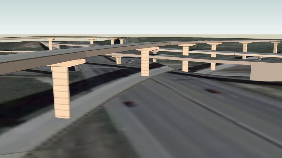 E-470 and I-25 Highway Interchange | 3D Warehouse
