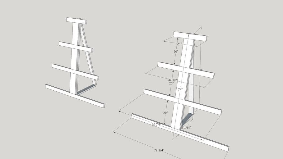 Portable Trim Rack | 3D Warehouse