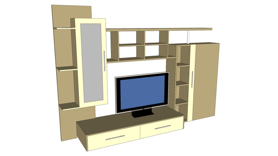 TV rack | 3D Warehouse