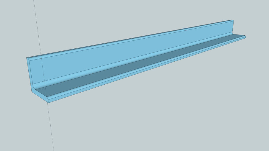 Winkel L 80x80x12 | 3D Warehouse