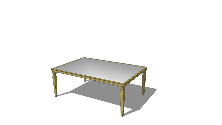 Rectangular Coffee Table | 3D Warehouse