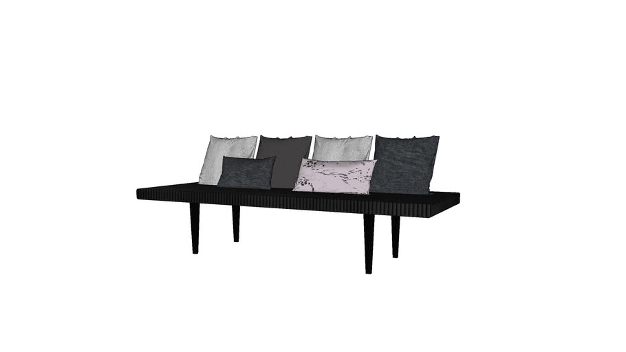 Modern bench | 3D Warehouse