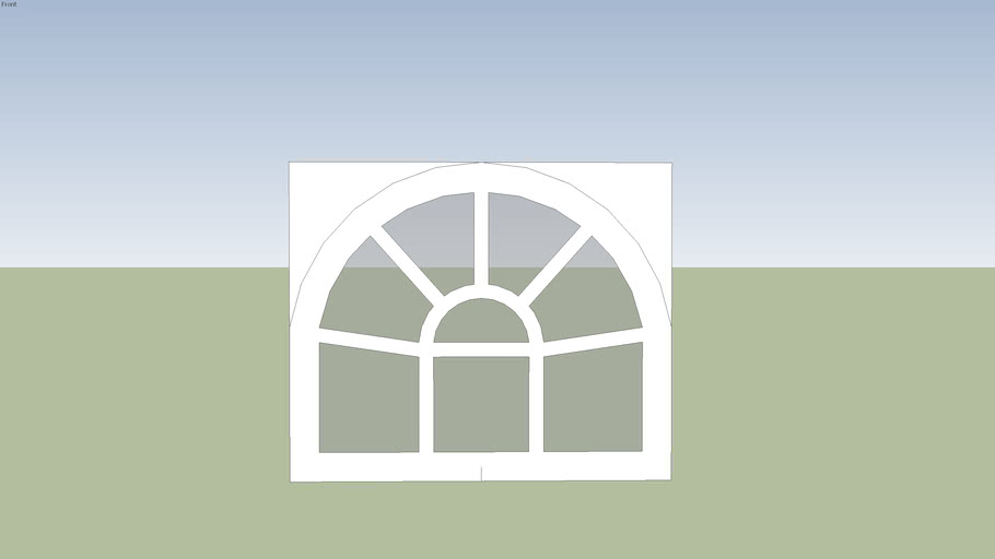 Window Round Top | 3D Warehouse