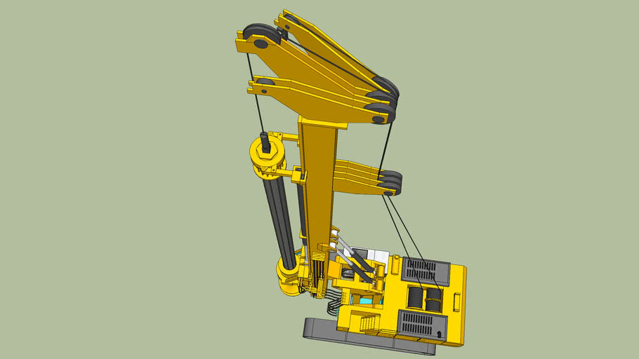 Yellow Piling Machine | 3D Warehouse
