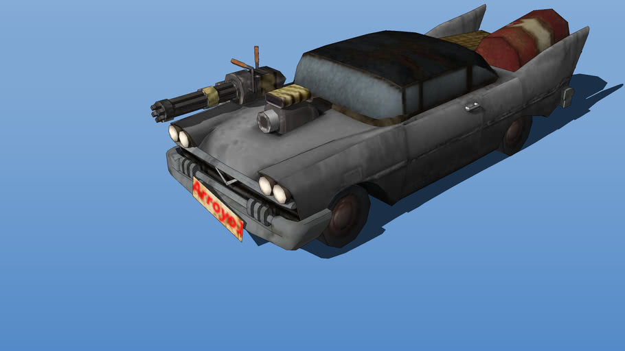 Fallout II Chryslus Motors Highwayman (low poly) | 3D Warehouse