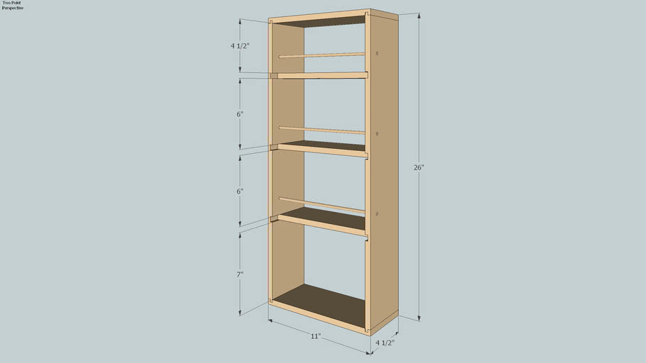 Pull-Out Spice Rack | 3D Warehouse