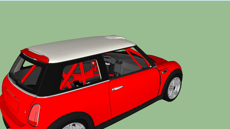 mini cooper S with engine | 3D Warehouse