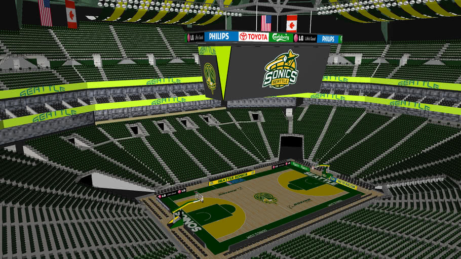 BOEING ARENA (SEATTLE SONICS) 2nd version | 3D Warehouse