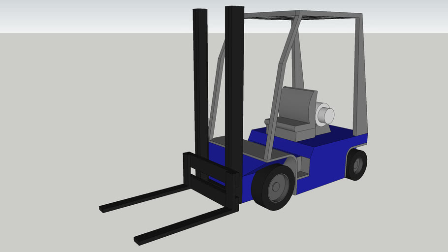 Shop Forklift | 3D Warehouse