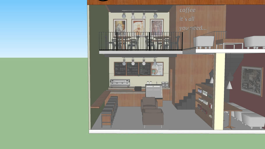 Starbucks coffee 7x7 | 3D Warehouse