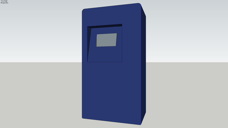 Automatic ticket vending machine (ATVM) | 3D Warehouse