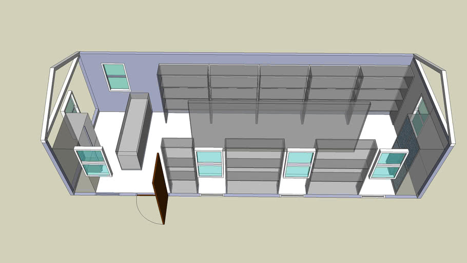 fishing shop plan x | 3D Warehouse