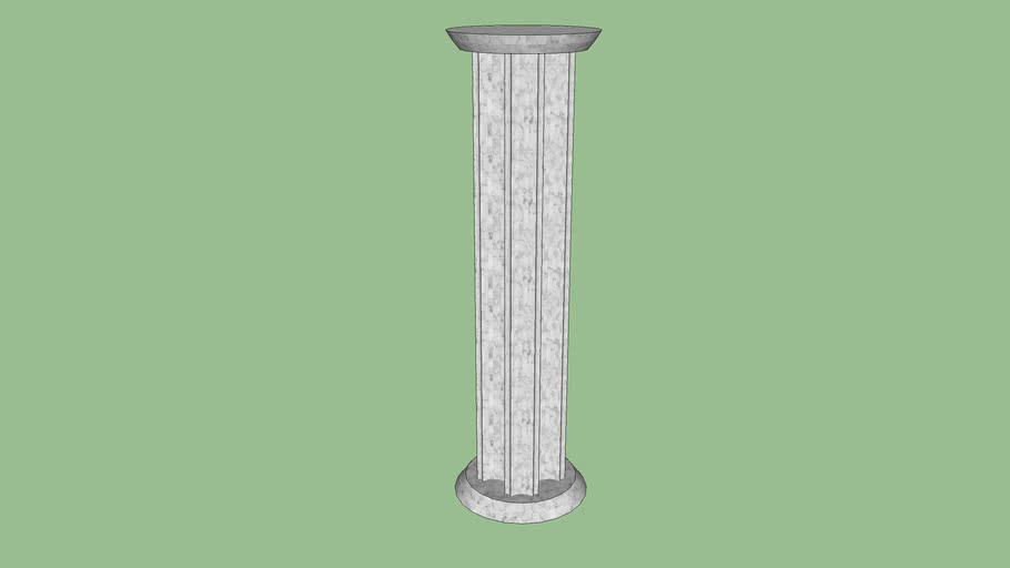 Fluted Column | 3D Warehouse