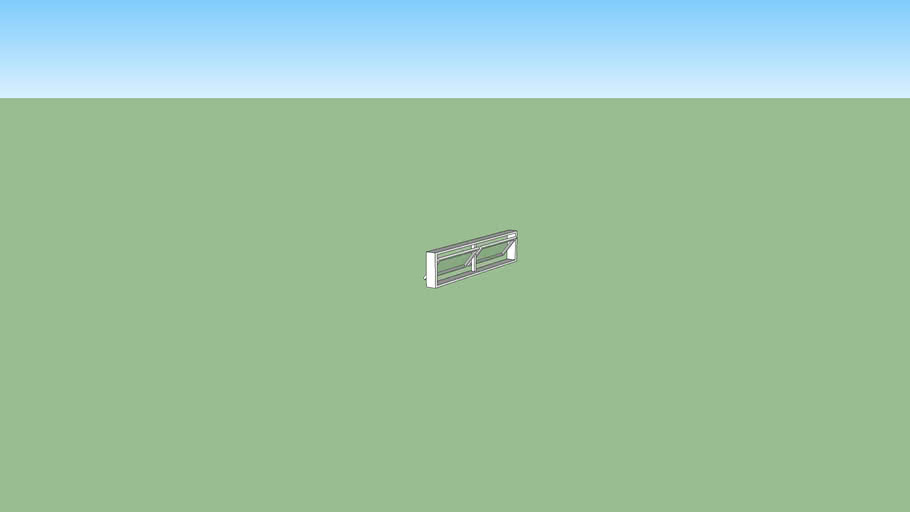 janela basculante dupla | 3D Warehouse