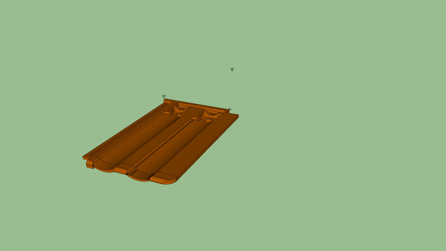 Clay Calicut Roofing Tile | 3D Warehouse