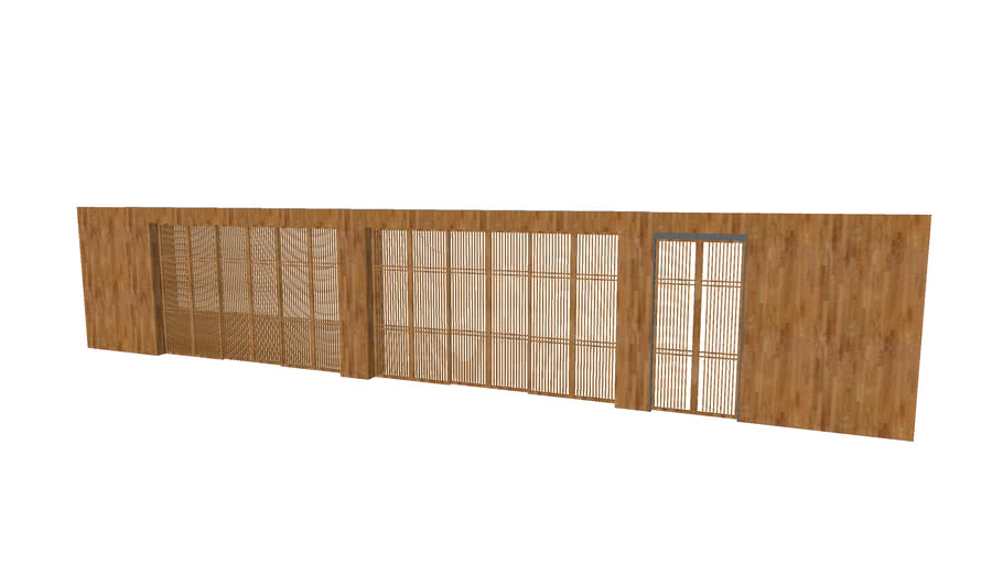 wood partition | 3D Warehouse