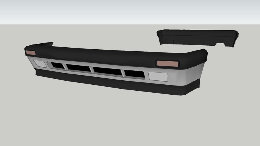 vw golf big bumper kit for mk2 golf by mandun | 3D Warehouse