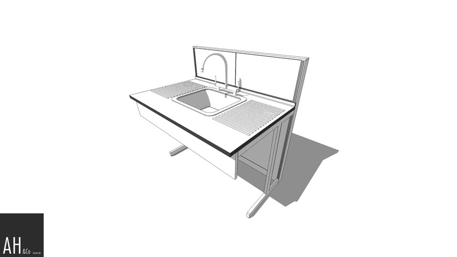 Laboratory casework - Sink Unit - Lab Sink | 3D Warehouse