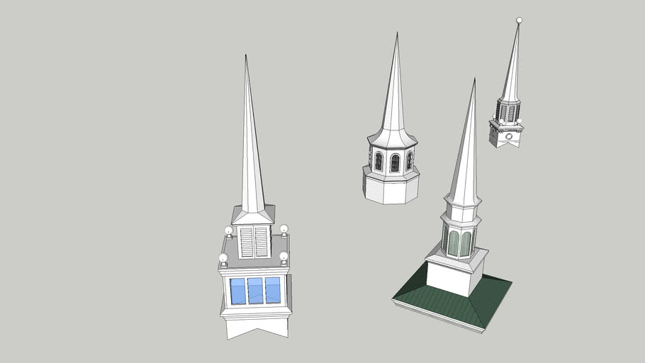 church spires | 3D Warehouse