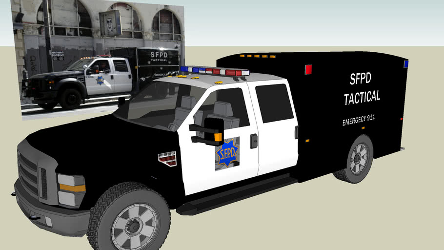 SFPD TACTICAL F-350 | 3D Warehouse