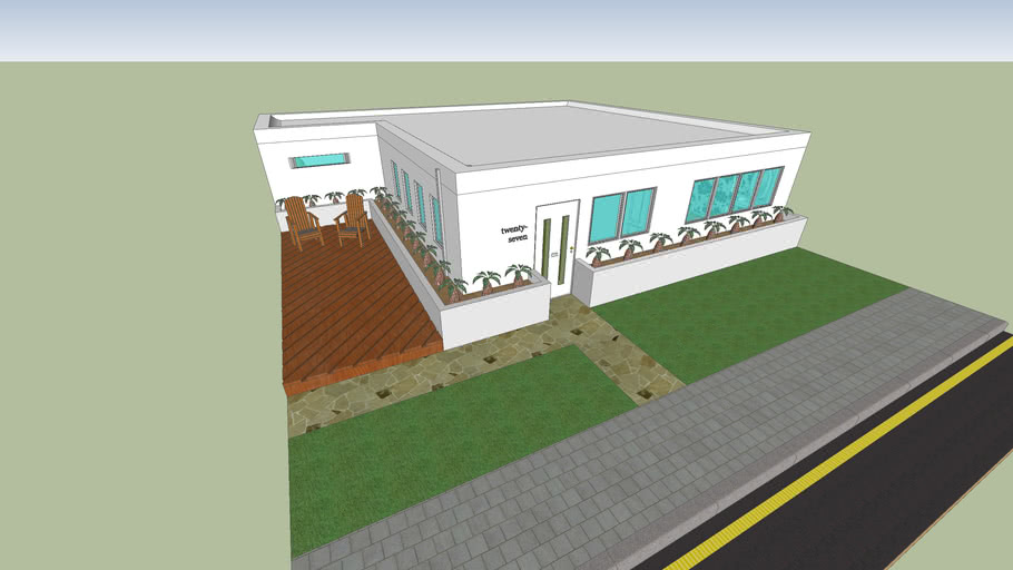 Modern Terrace House | 3D Warehouse