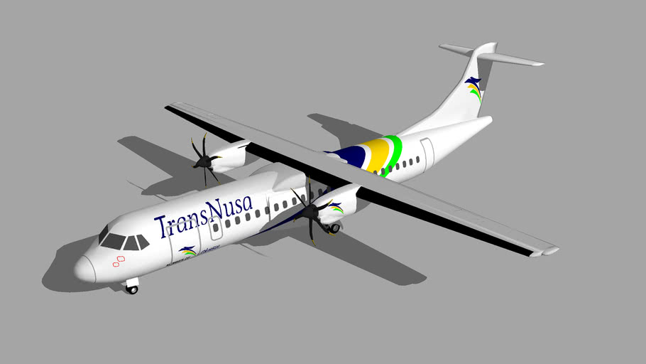 TransNusa ATR 72-600 2 | 3D Warehouse