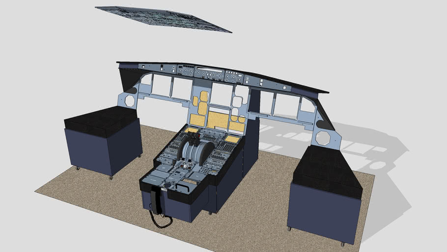 Cockpit A320 complet | 3D Warehouse