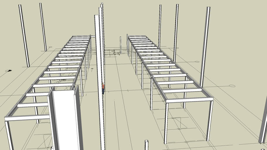 Factory Assembly Hall Structure | 3D Warehouse
