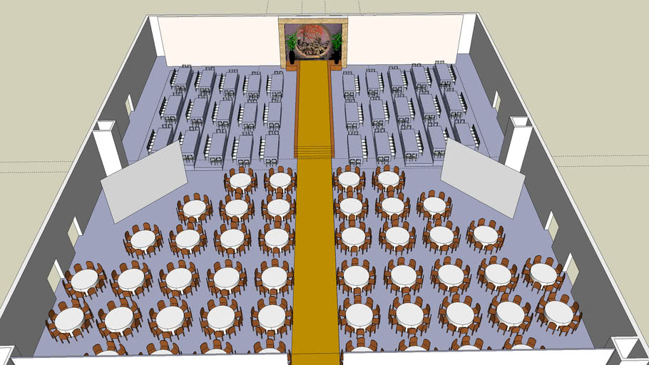 hilton ballroom party | 3D Warehouse