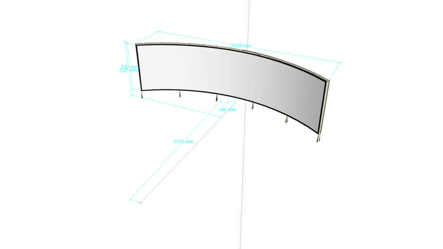 G's curved screen | 3D Warehouse
