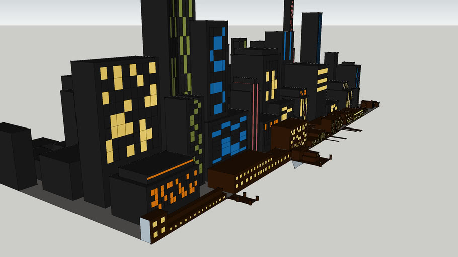 City (Backdrop) | 3D Warehouse