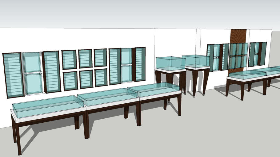 JEWELRY SHOP COUNTERS | 3D Warehouse